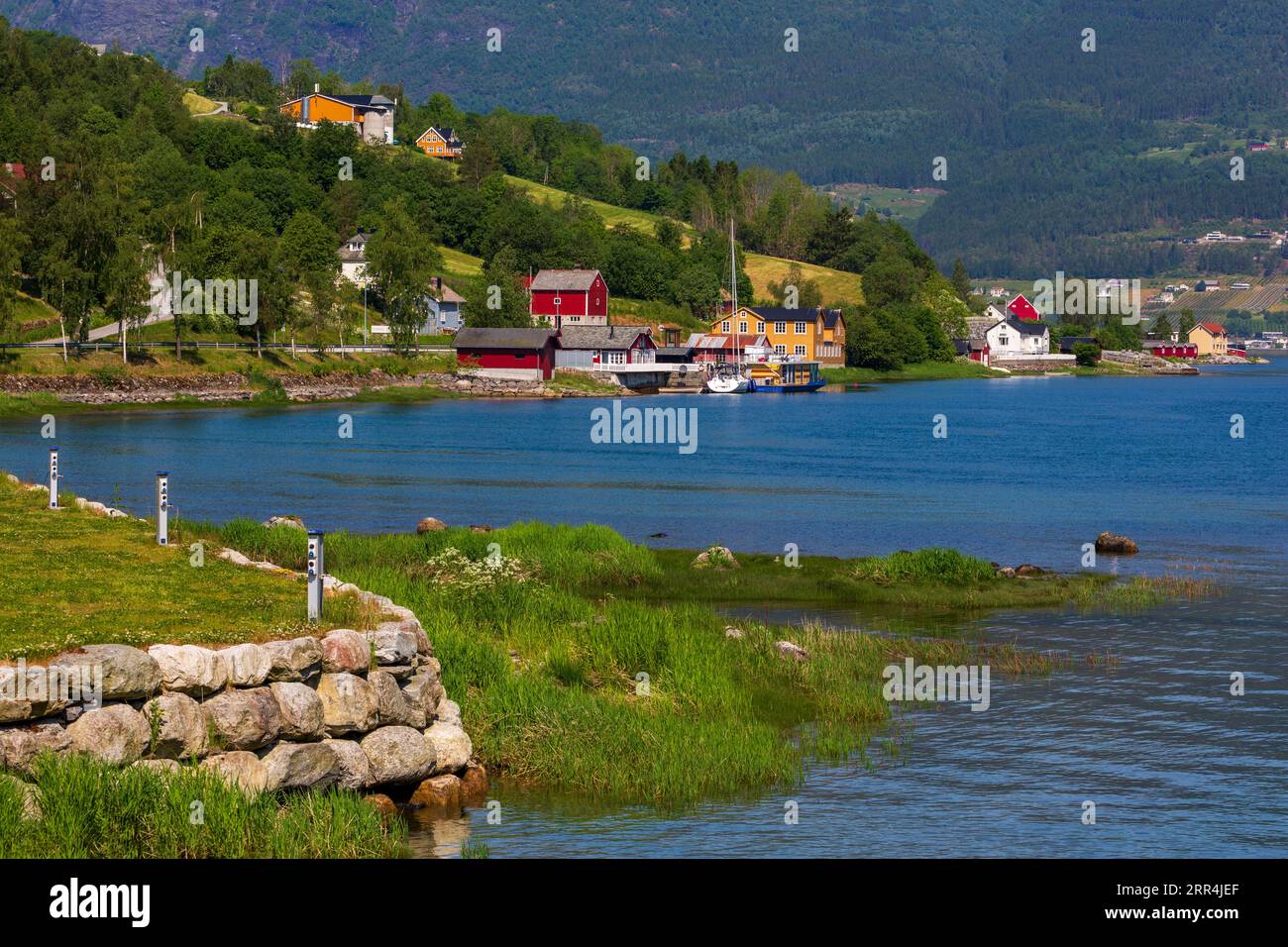 Olden Village, Vestland County, Norway Stock Photo - Alamy