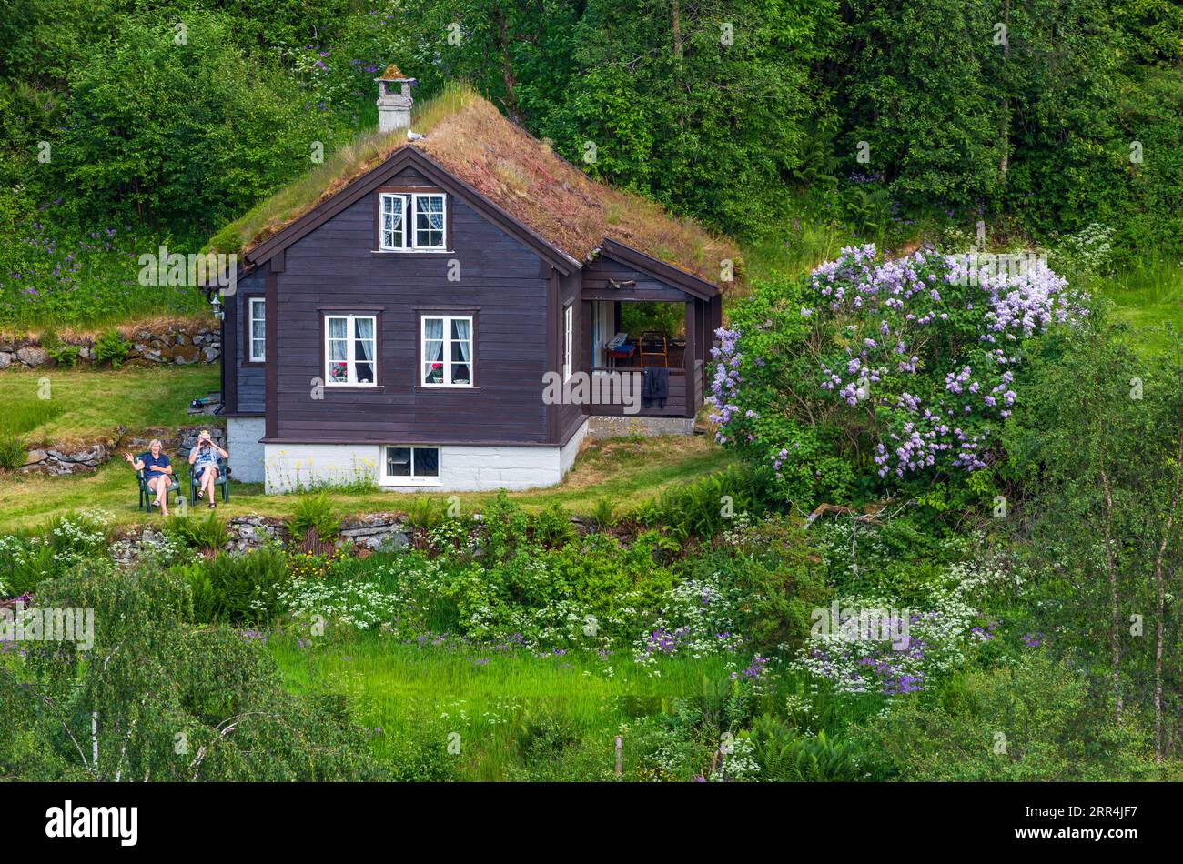 Farm house, Olden Village, Vestland County, Norway Stock Photo - Alamy