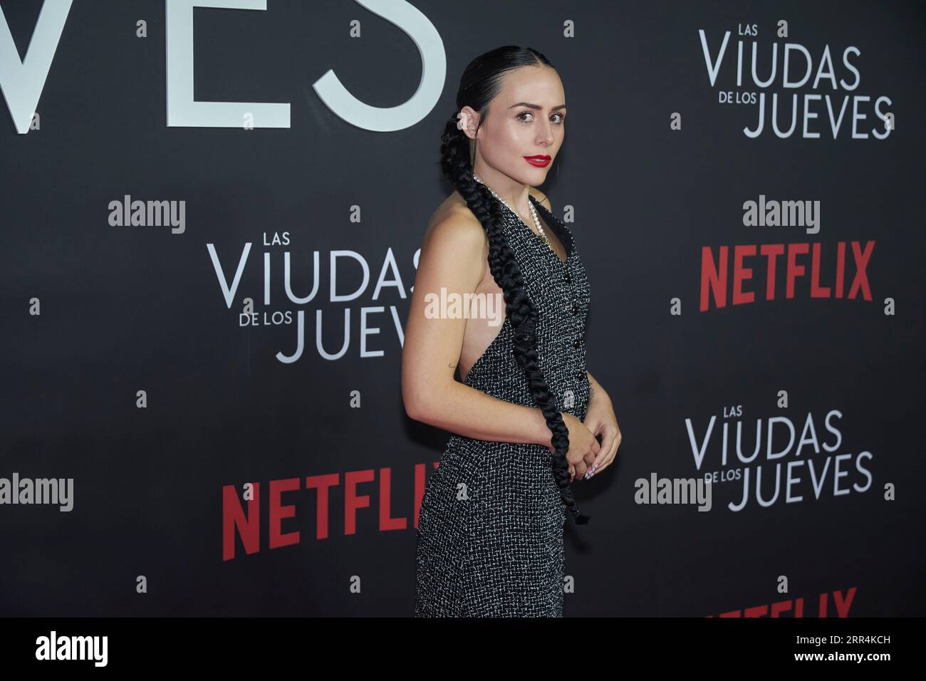 Mexico City, Mexico. 5th Sep, 2023. Zuria Vega poses for photos during ...
