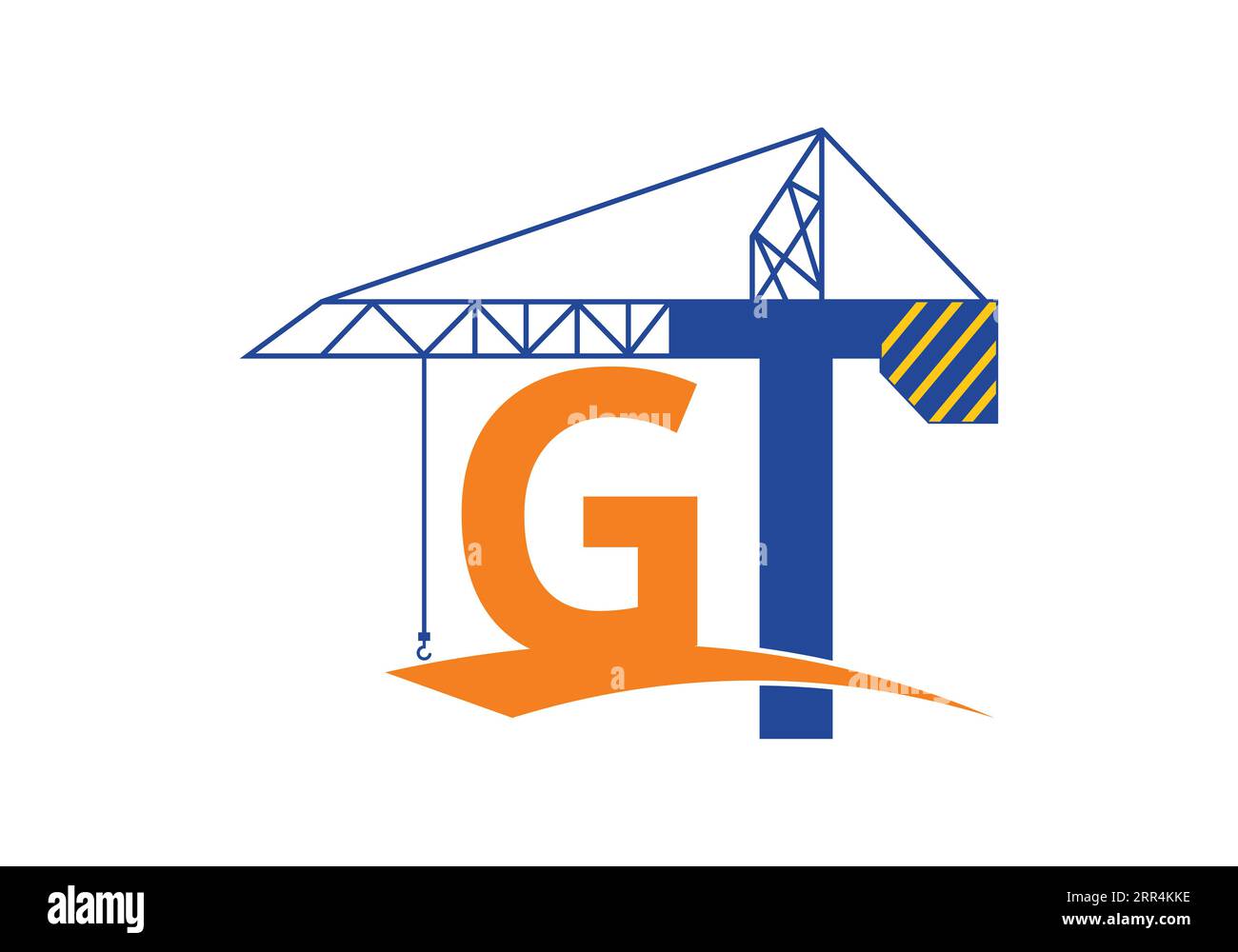 Letter G Construction Logo Symbol Vector Template Stock Vector Image ...
