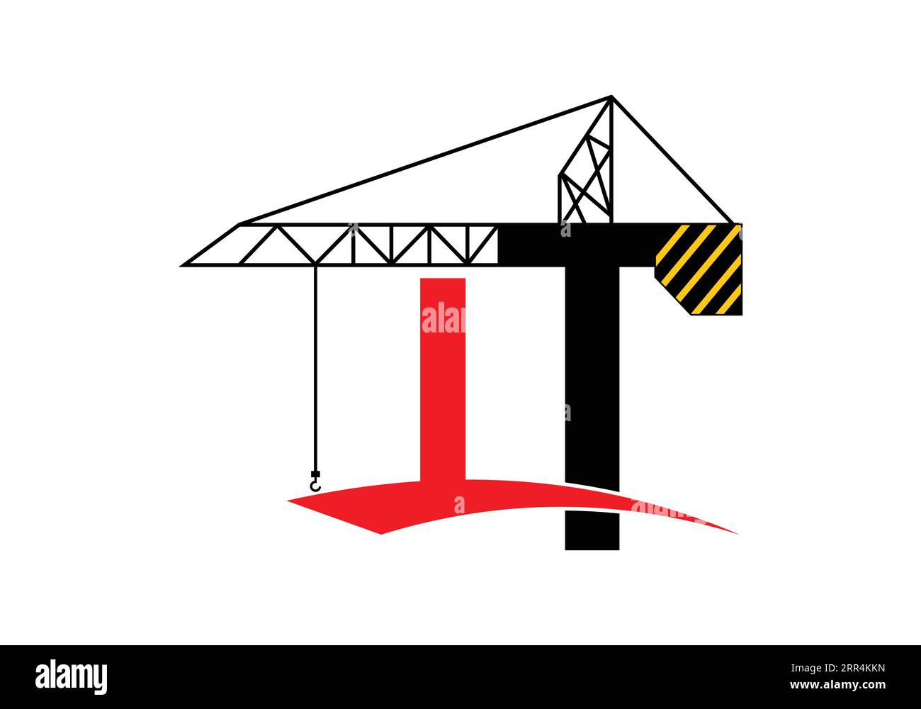 Letter I Construction Logo Symbol Vector Template Stock Vector Image ...