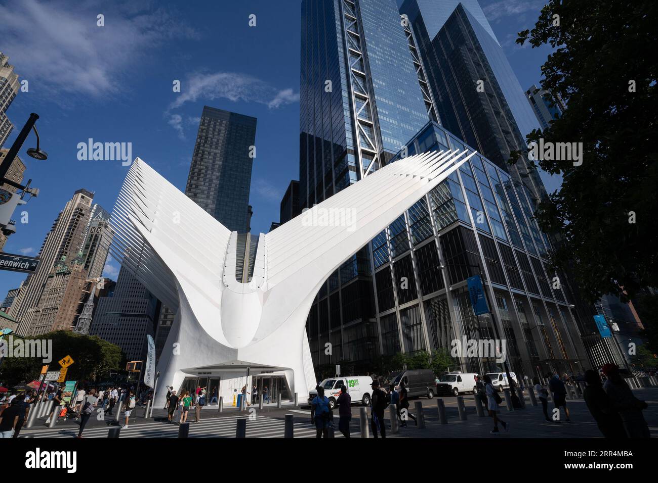 New York, USA - July 22nd, 2023: The Oculus station house in the world ...