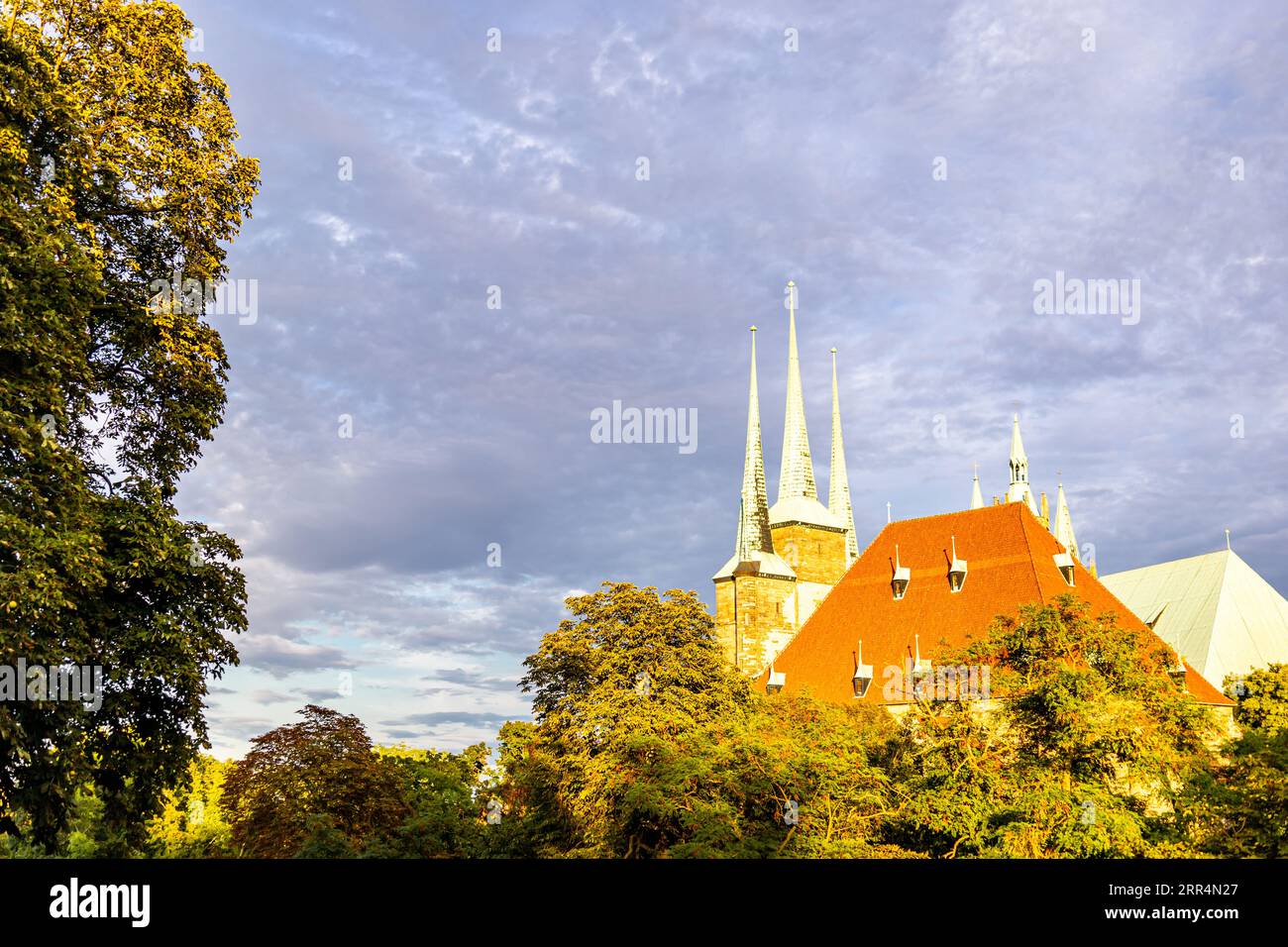 Late summer walk through the capital of Thuringia - Erfurt - Germany ...