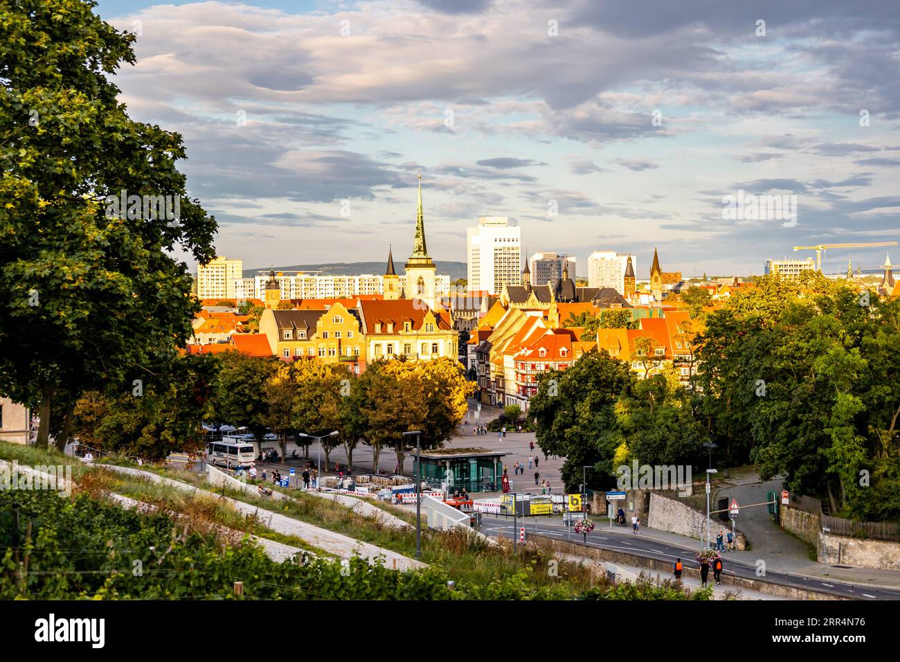 Late summer walk through the capital of Thuringia - Erfurt - Germany ...