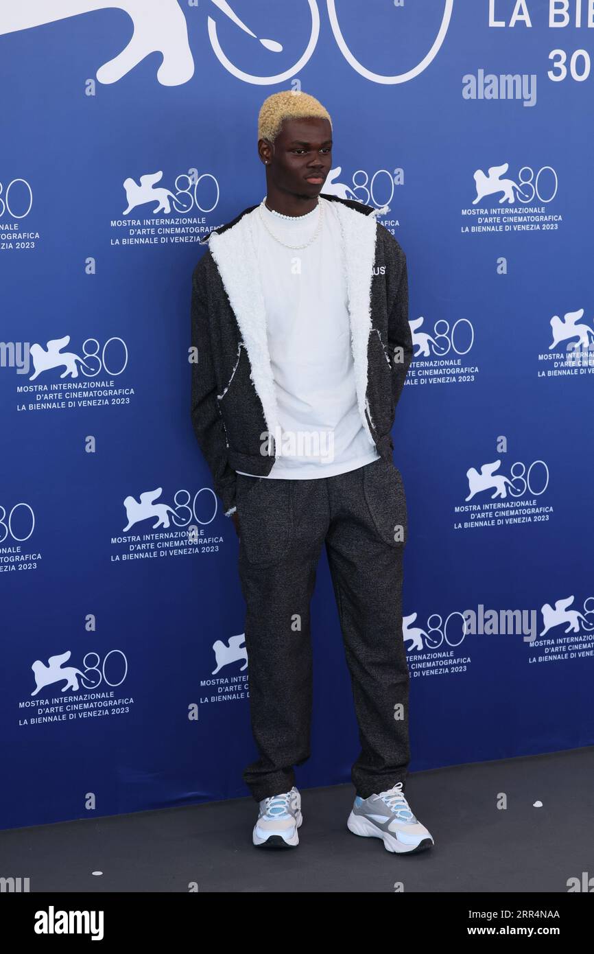 Lido Di Venezia, Italy. 06th Sep, 2023. Moustapha Fall attends a ...