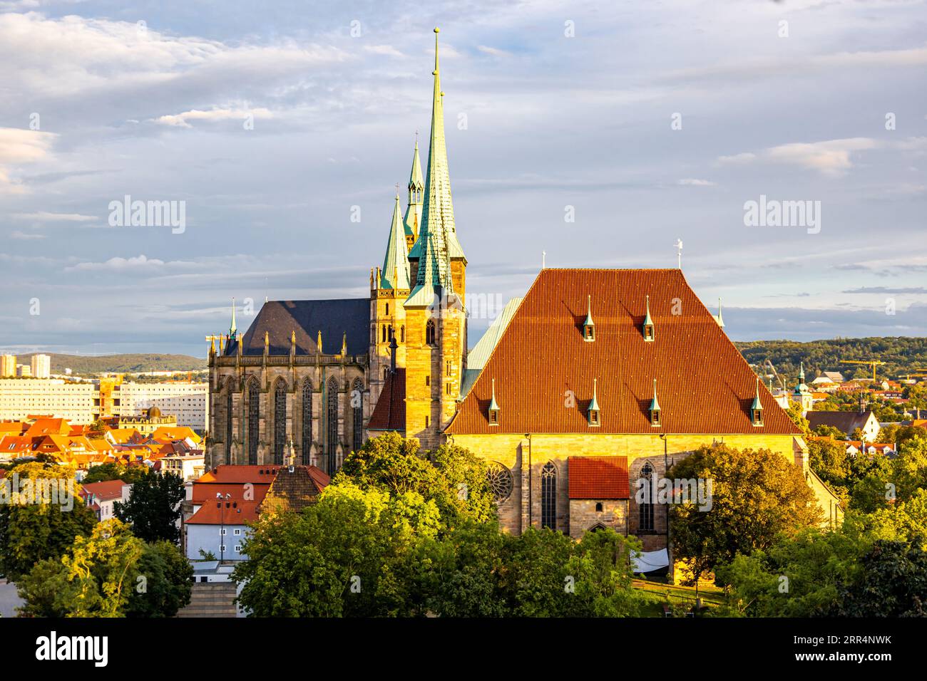 Late summer walk through the capital of Thuringia - Erfurt - Germany ...