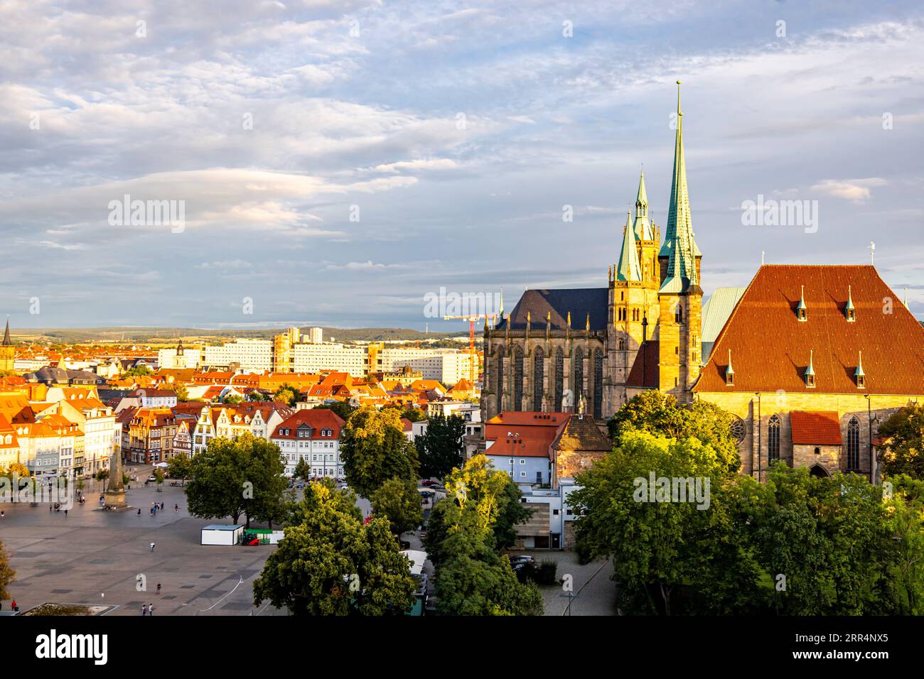 Late summer walk through the capital of Thuringia - Erfurt - Germany ...