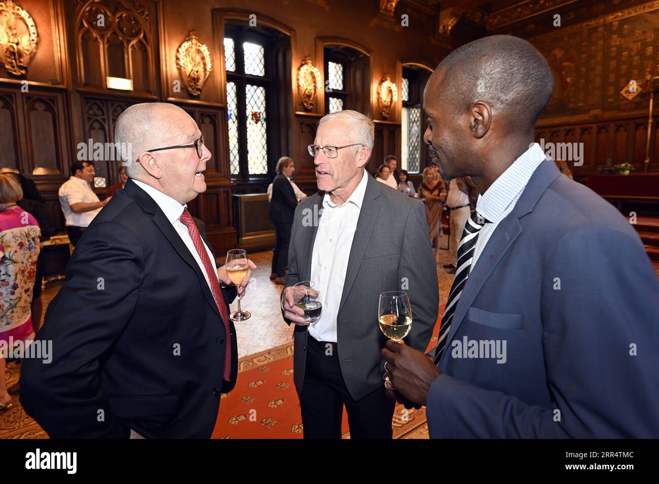 Brussels, Belgium. 06th Sep, 2023. Golazo CEO Bob Verbeeck (L) and ...