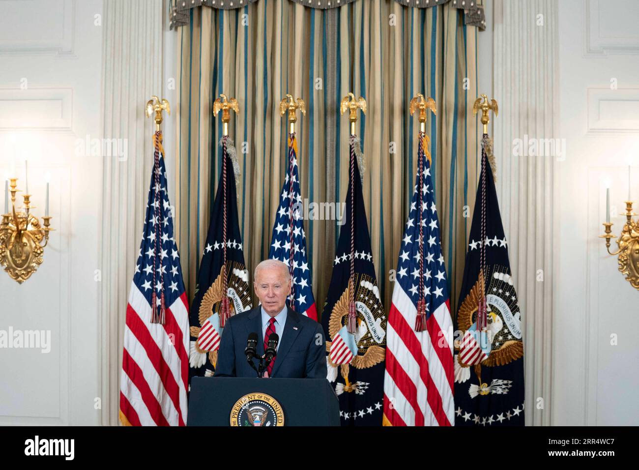Washington, United States. 06th Sep, 2023. President Joe Biden speaks ...
