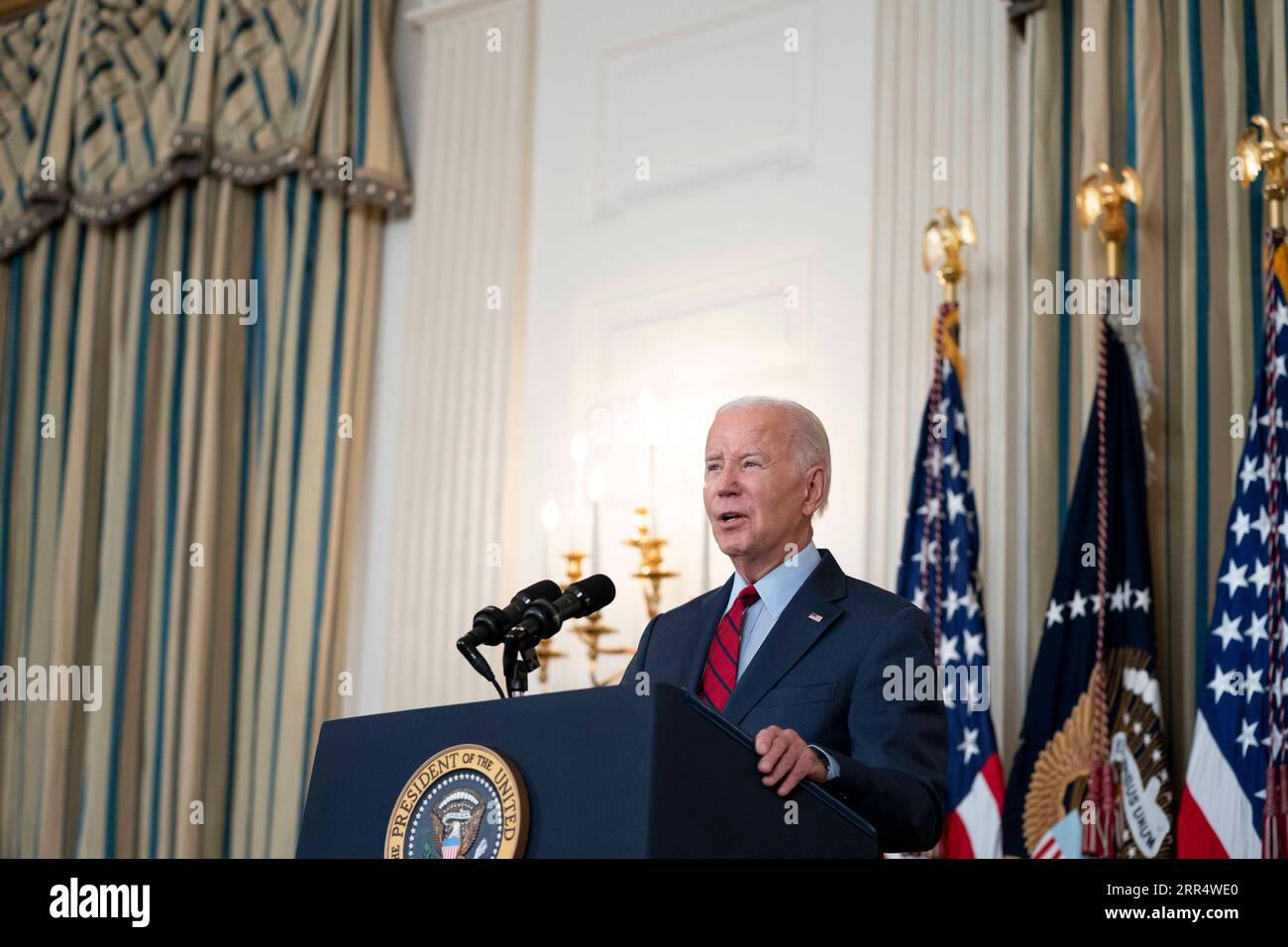 Washington, United States . 06th Sep, 2023. President Joe Biden speaks ...