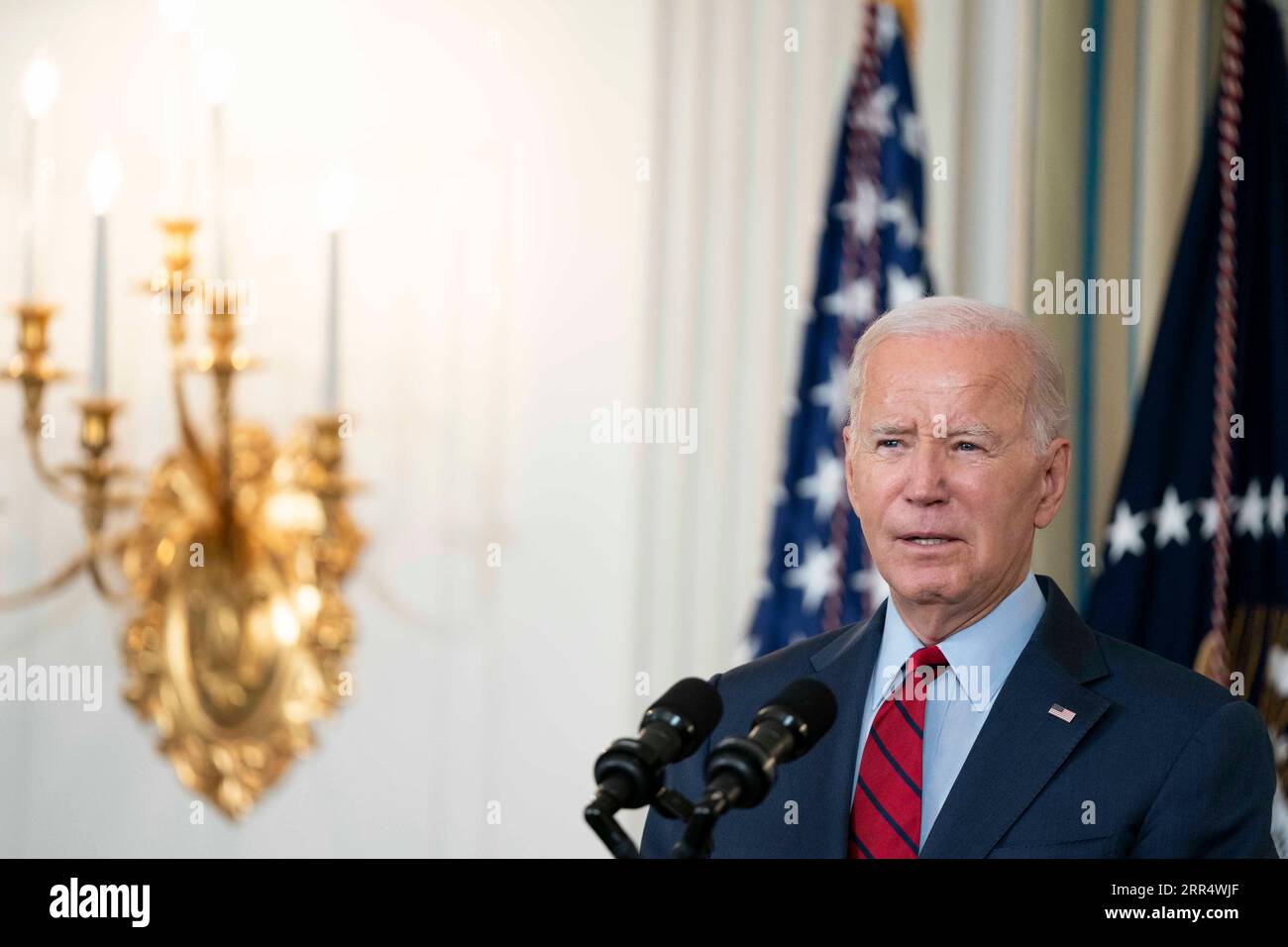 Washington, United States . 06th Sep, 2023. President Joe Biden speaks ...