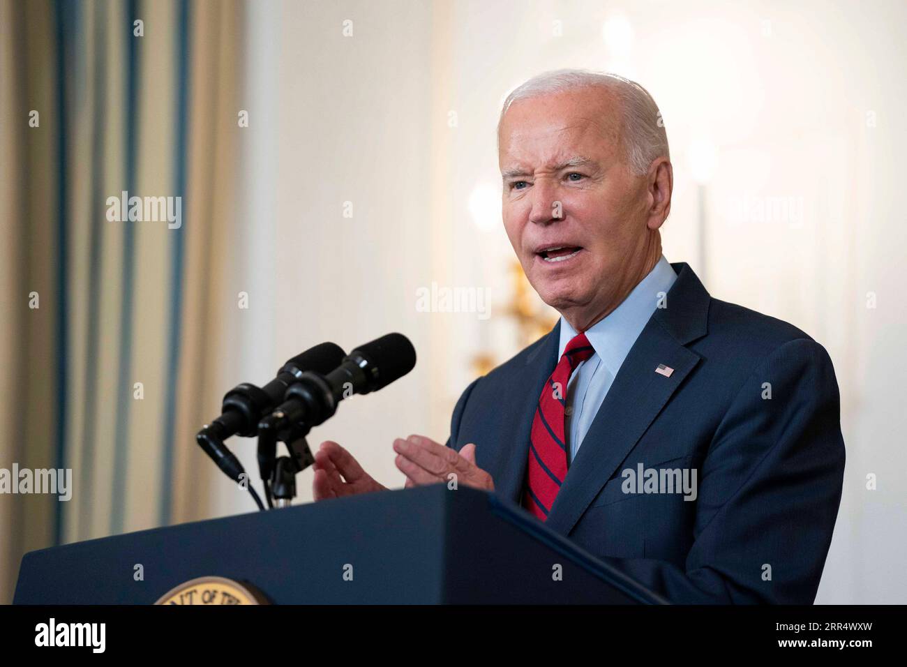 Washington, United States. 06th Sep, 2023. President Joe Biden speaks ...