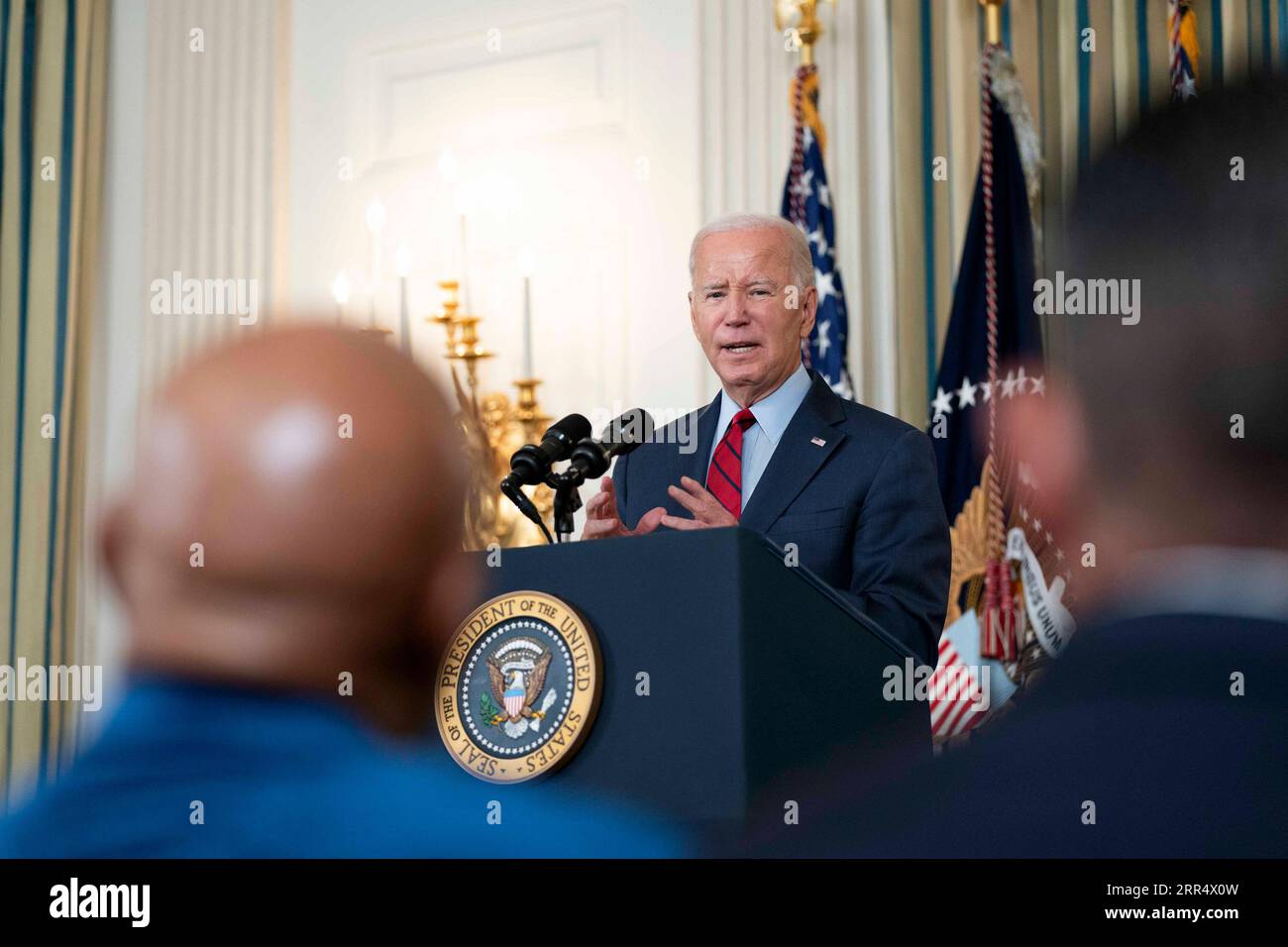 Washington, United States. 06th Sep, 2023. President Joe Biden speaks ...