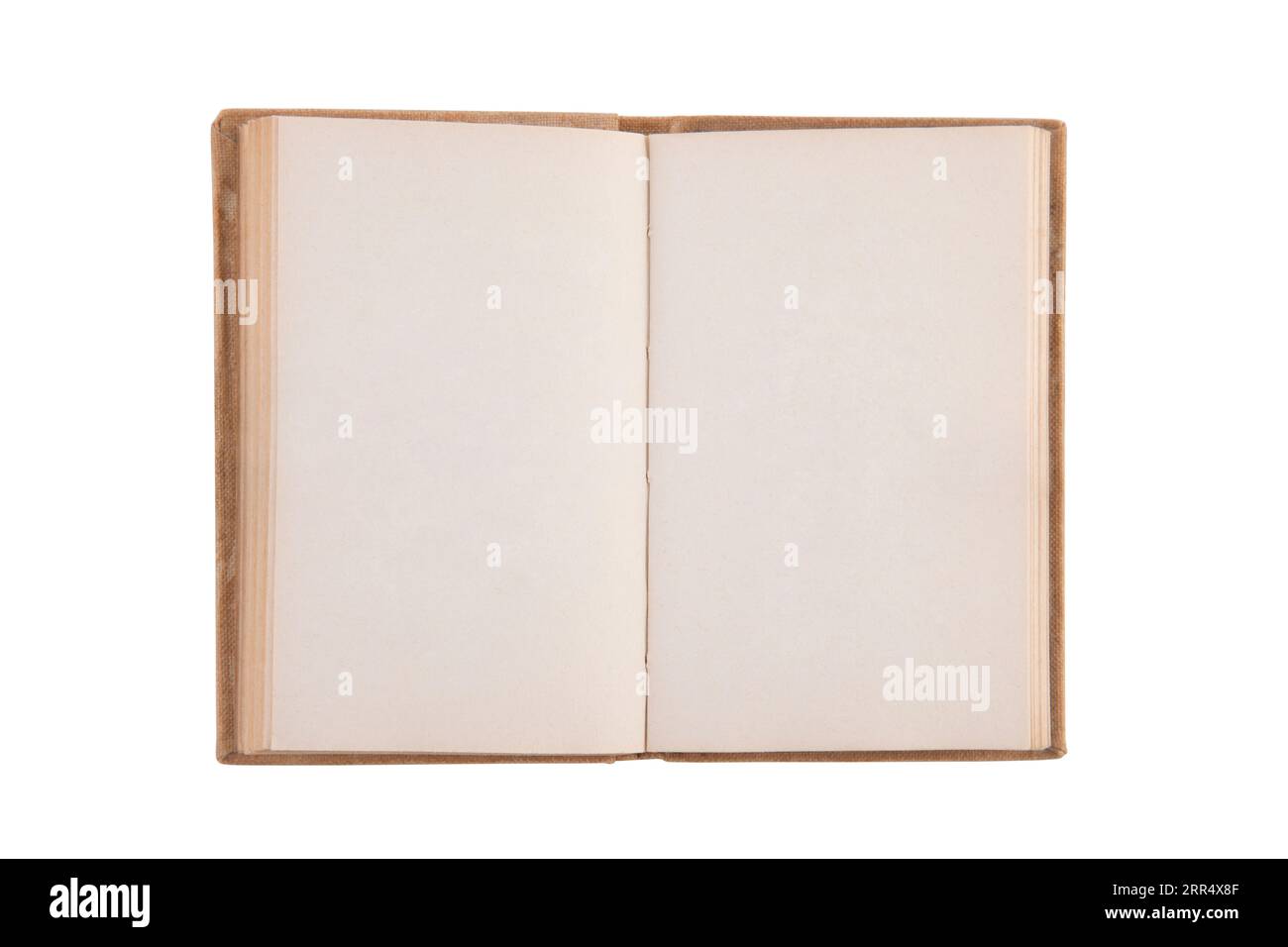 Old Blank Diary Pages Opened Old Notebook Stock Photo. Image Of