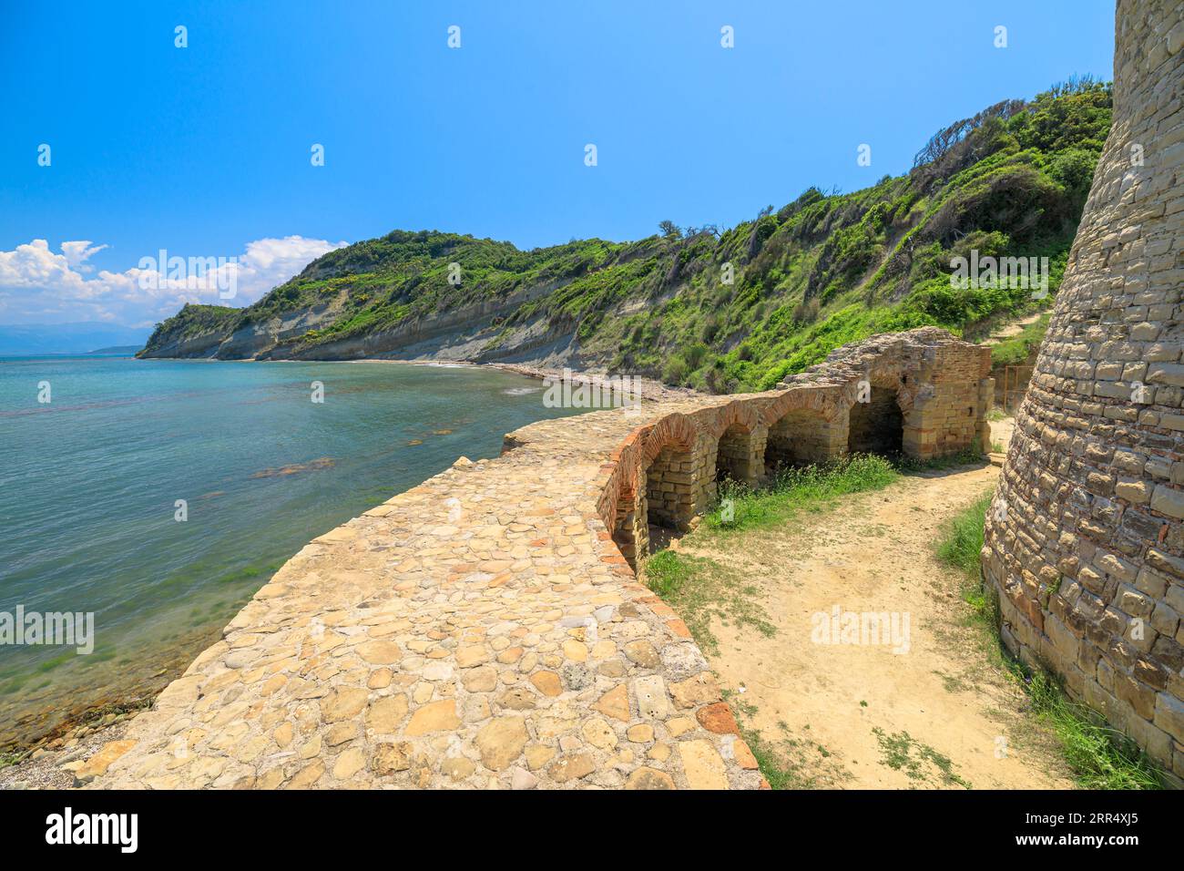 The castle Cape of Rodon in Albania offers a glimpse into Albania's ...