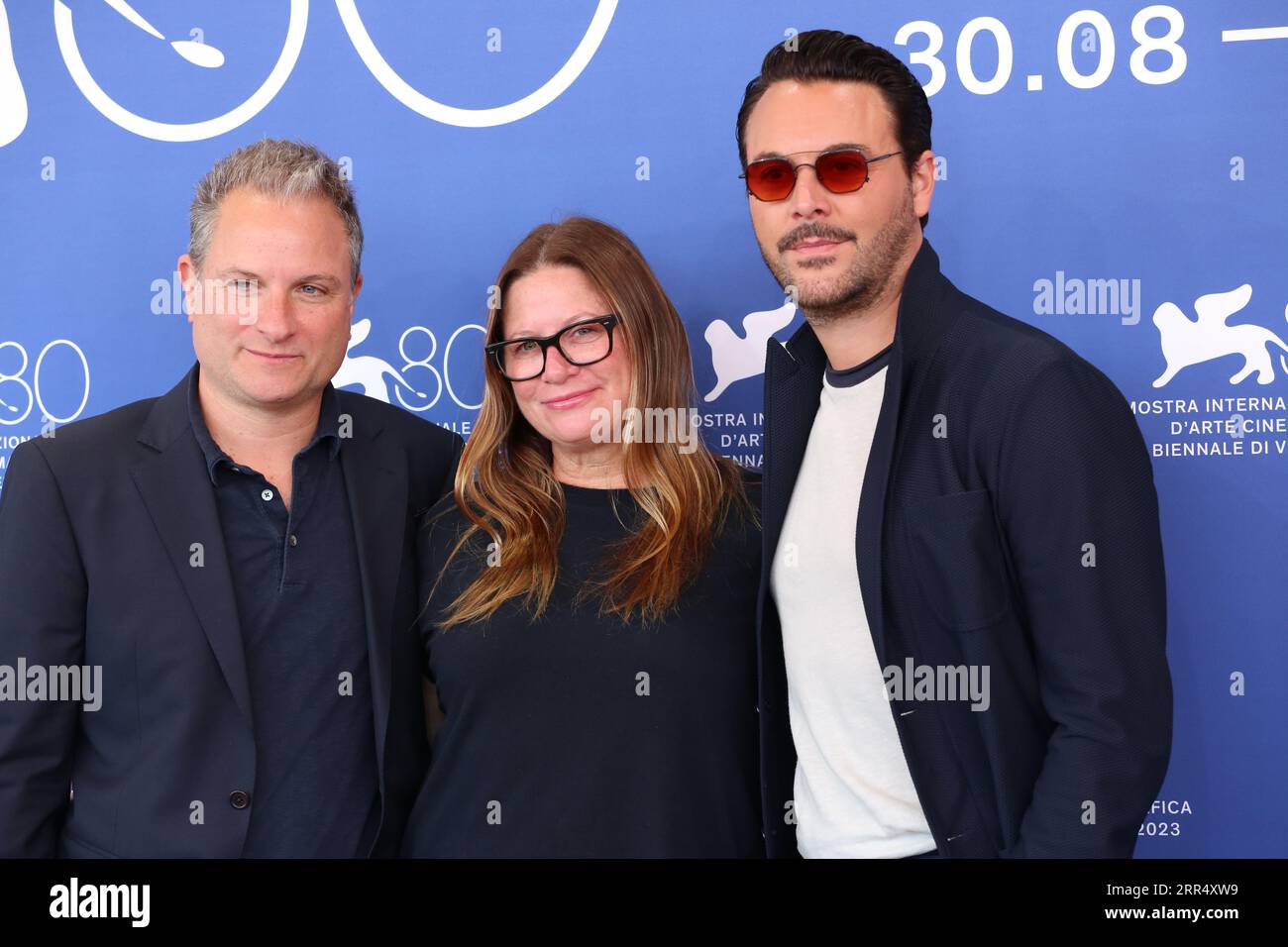 Venice, Italy, 5th September, 2023. Josh Porter, Emma Tillinger Koskoff ...