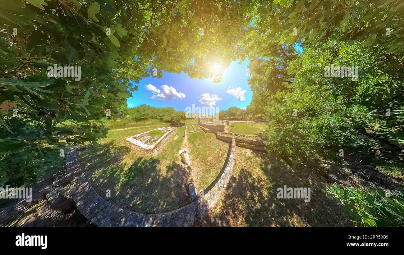 Apollonia, an ancient city in southwestern Albania, boasts a well ...