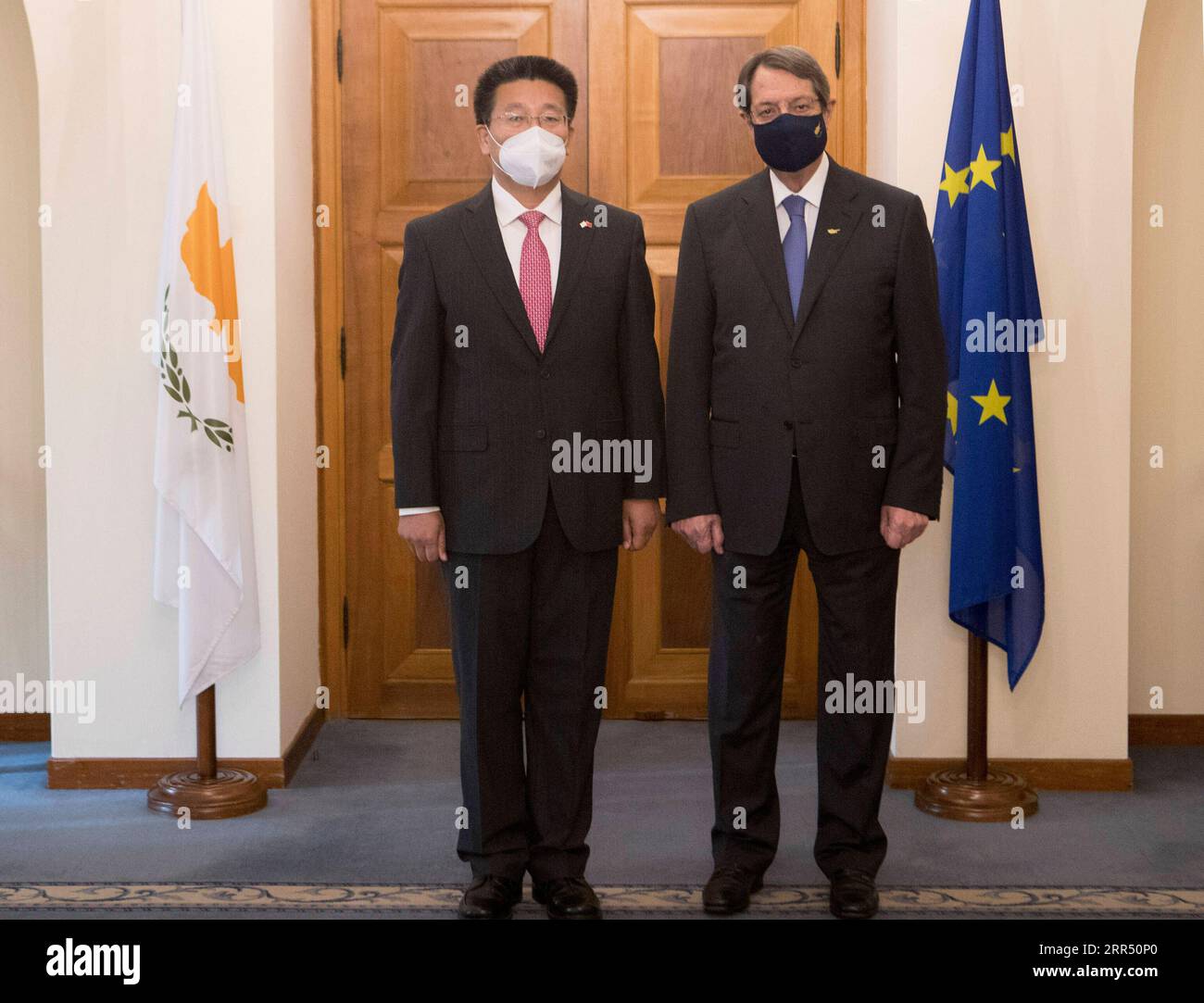 201218 -- NICOSIA, Dec. 18, 2020 -- Cypriot President Nicos ...