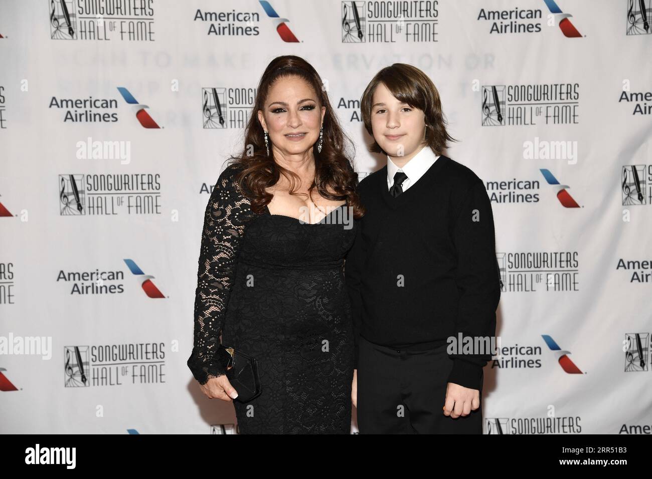 Gloria Estefan, left, and grandson Sasha Estefan attend the 52nd annual ...