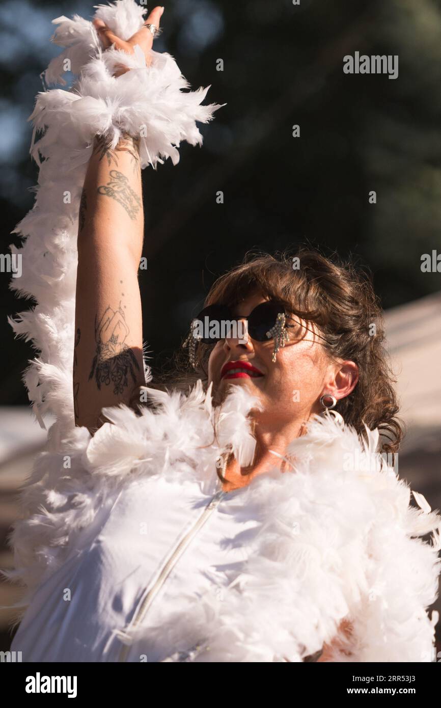 Seattle, USA. 2 Sep, 2023. The Seattle band Thunderpussy performing at ...