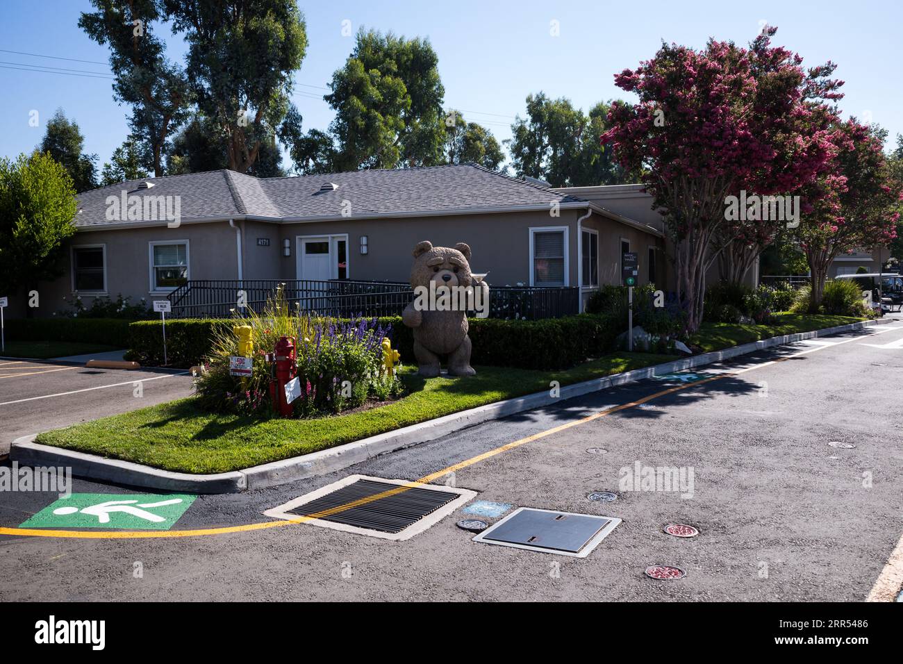 Los Angeles, USA. Aug 25, 2023. Universal Studios backlot tour in ...