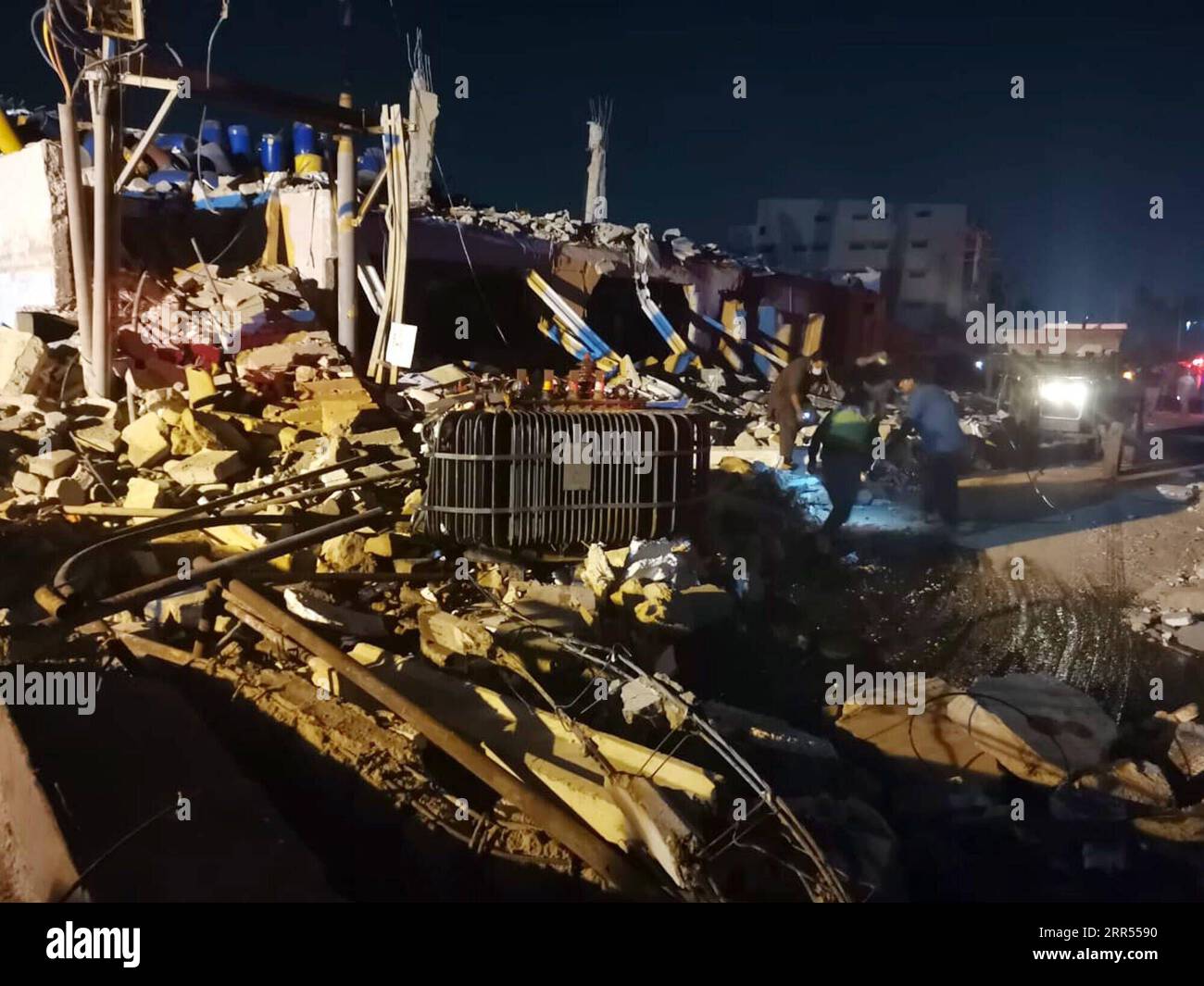 201223 -- KARACHI, Dec. 23, 2020 -- Photo taken with mobile phone shows ...