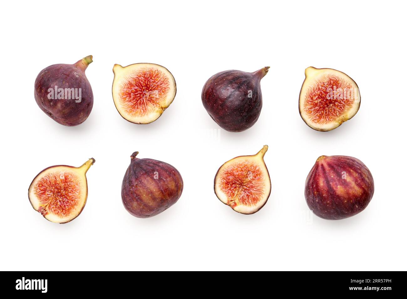 Fresh ripe figs on white background Stock Photo - Alamy