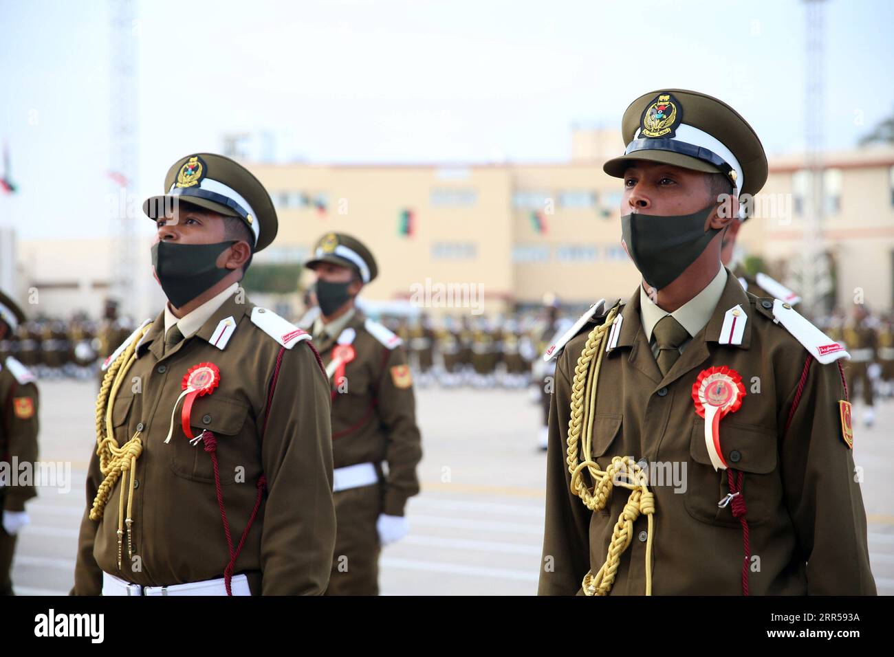 201227 -- TRIPOLI, Dec. 27, 2020 -- Graduates of the Libyan air force ...