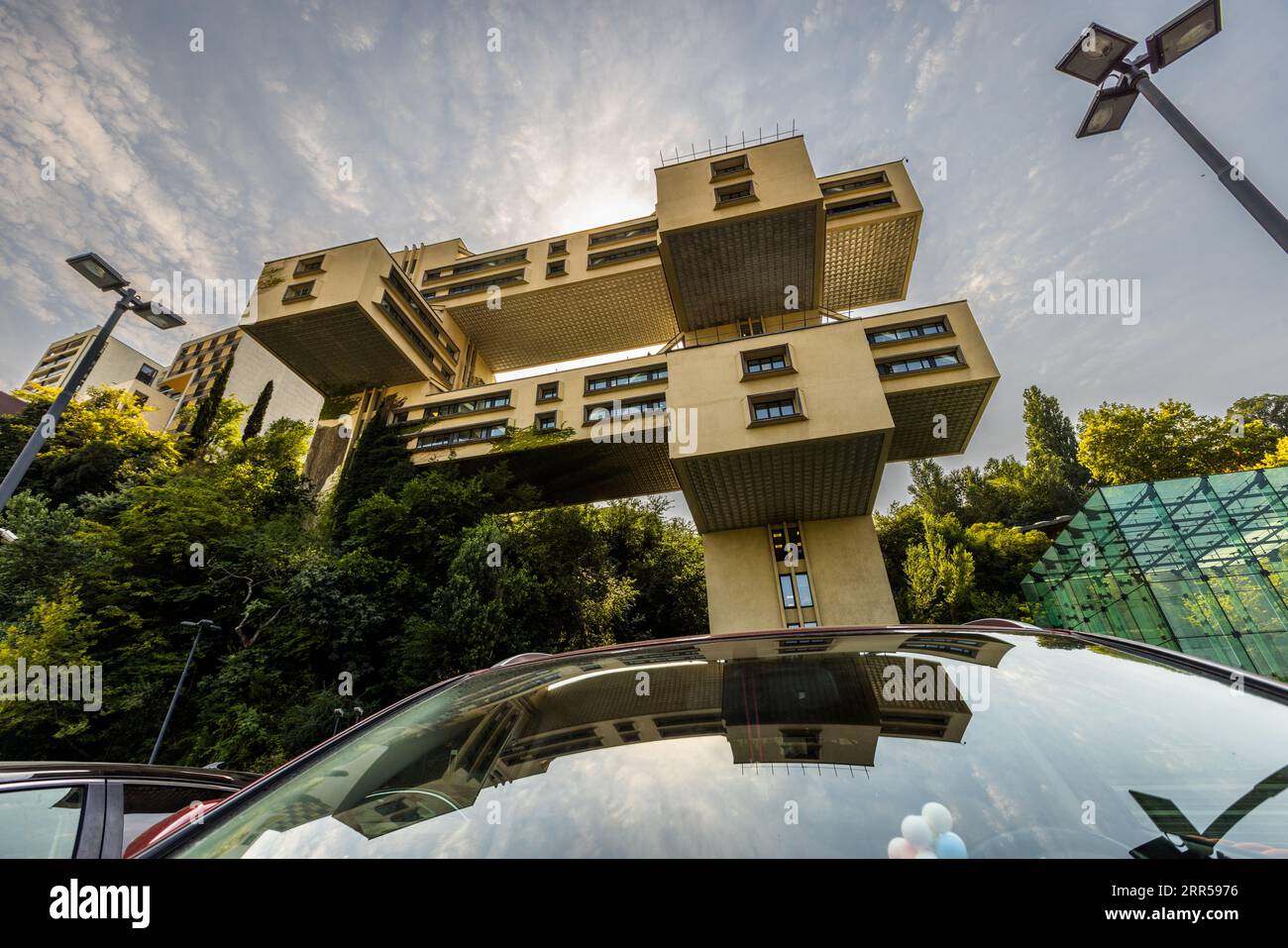 The former administrative building of the Ministry of Road Construction in Tbilisi is one of the ...