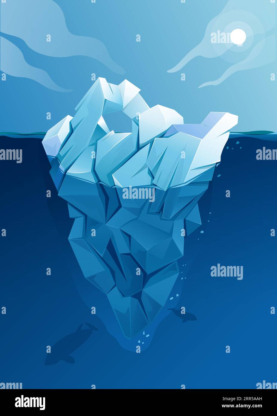 Iceberg Concept Metaphor for both visible and hidden aspects to Success ...