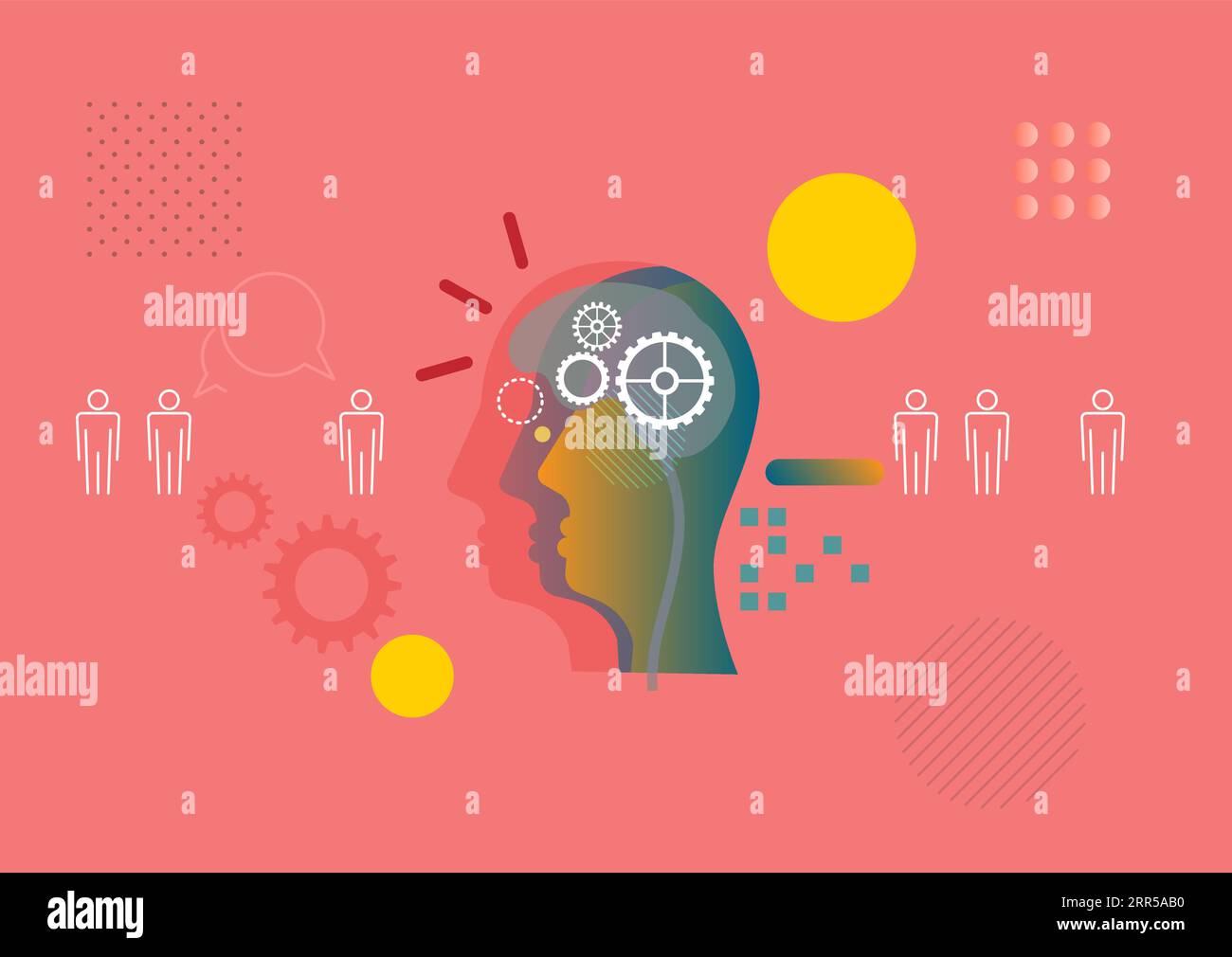 Business Leadership - Ego - Teamwork Communication - Abstract ...