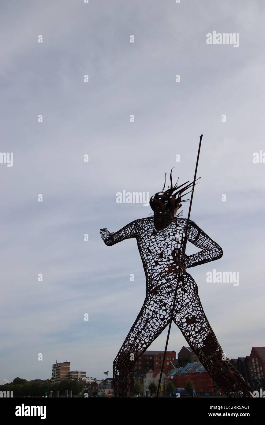 The peaceful warrior by Rick van Rijswick in Venlo Stock Photo - Alamy
