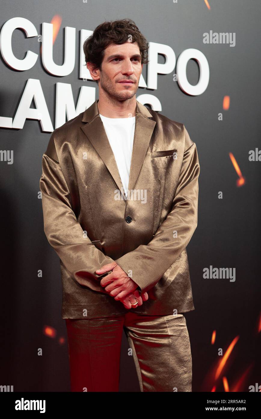 Quim Gutiérrez attends 'El Cuerpo En Llamas' premiere at Capitol Cinema ...