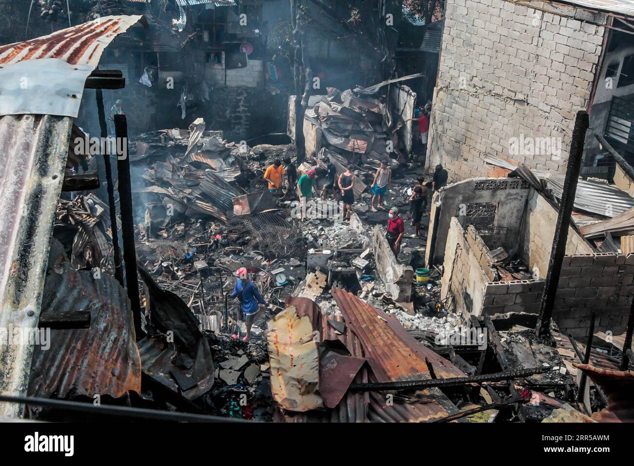 Philipines manila fire hi-res stock photography and images - Alamy