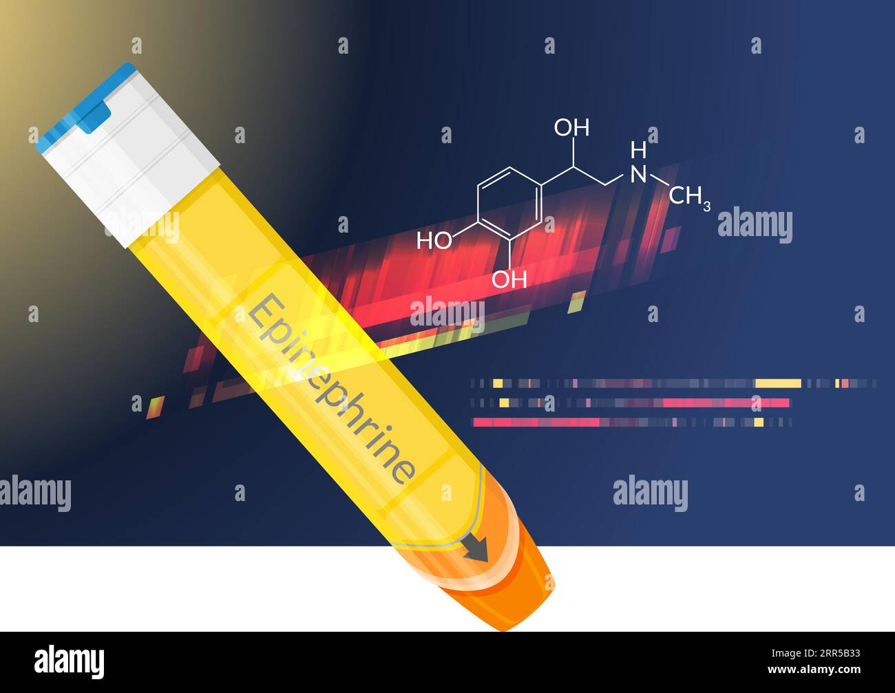 Adrenaline- hormone Injection for Severe Food Allergy - Stock ...