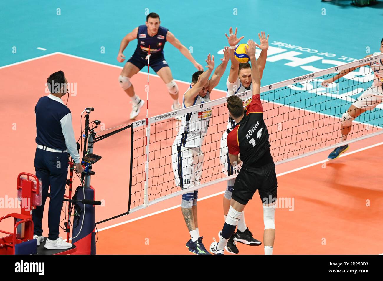 Ancona, Italy. 06th Sep, 2023. Germany's Rohrs Erik #19 attack during ...