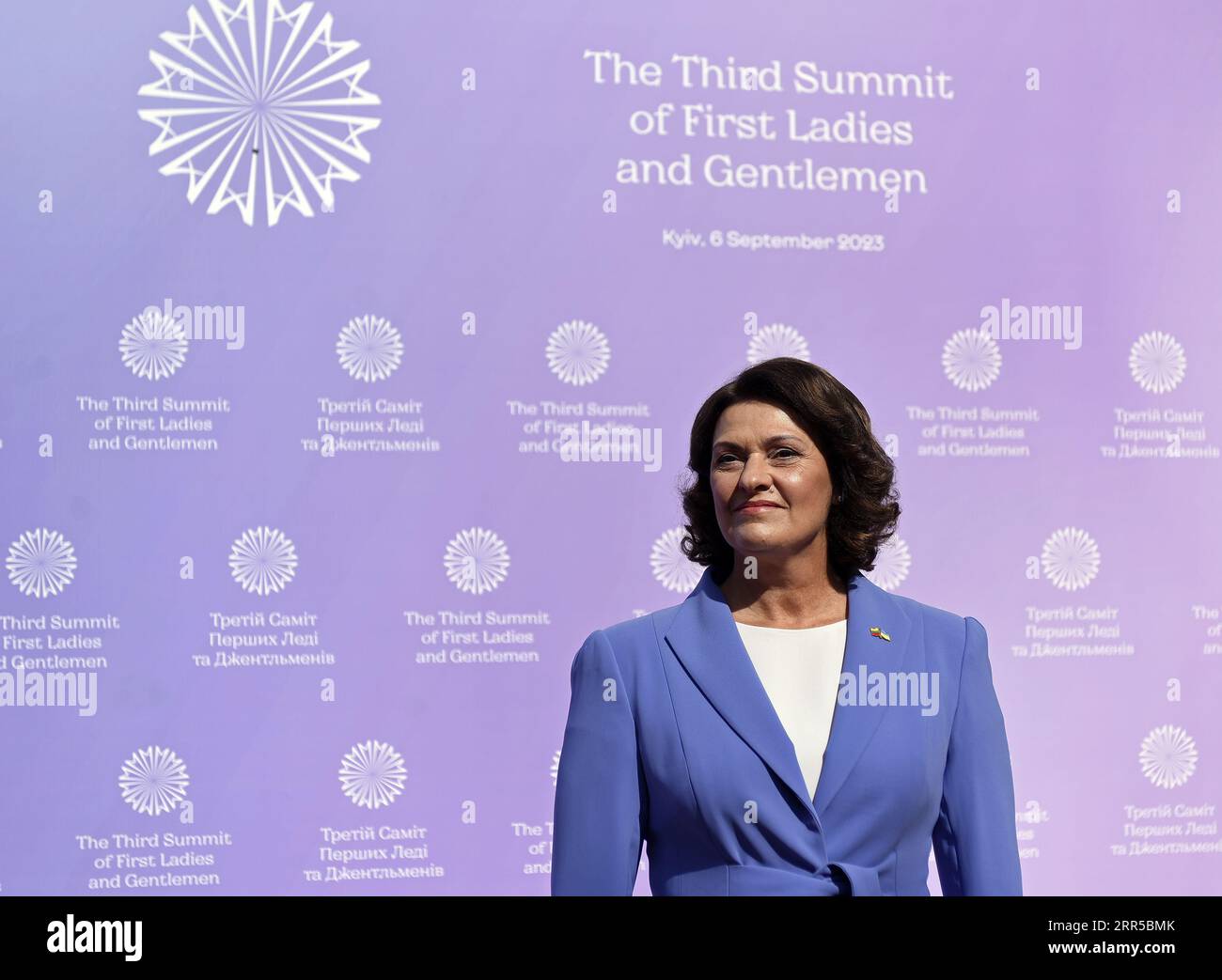 KYIV, UKRAINE - SEPTEMBER 6, 2023 - First Lady of Lithuania Diana ...