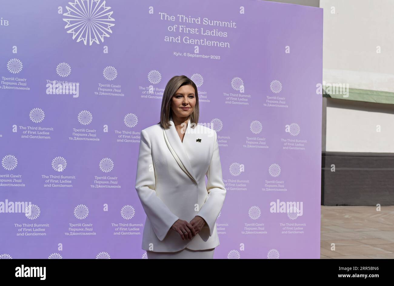KYIV, UKRAINE - SEPTEMBER 6, 2023 - First Lady of Ukraine Olena ...