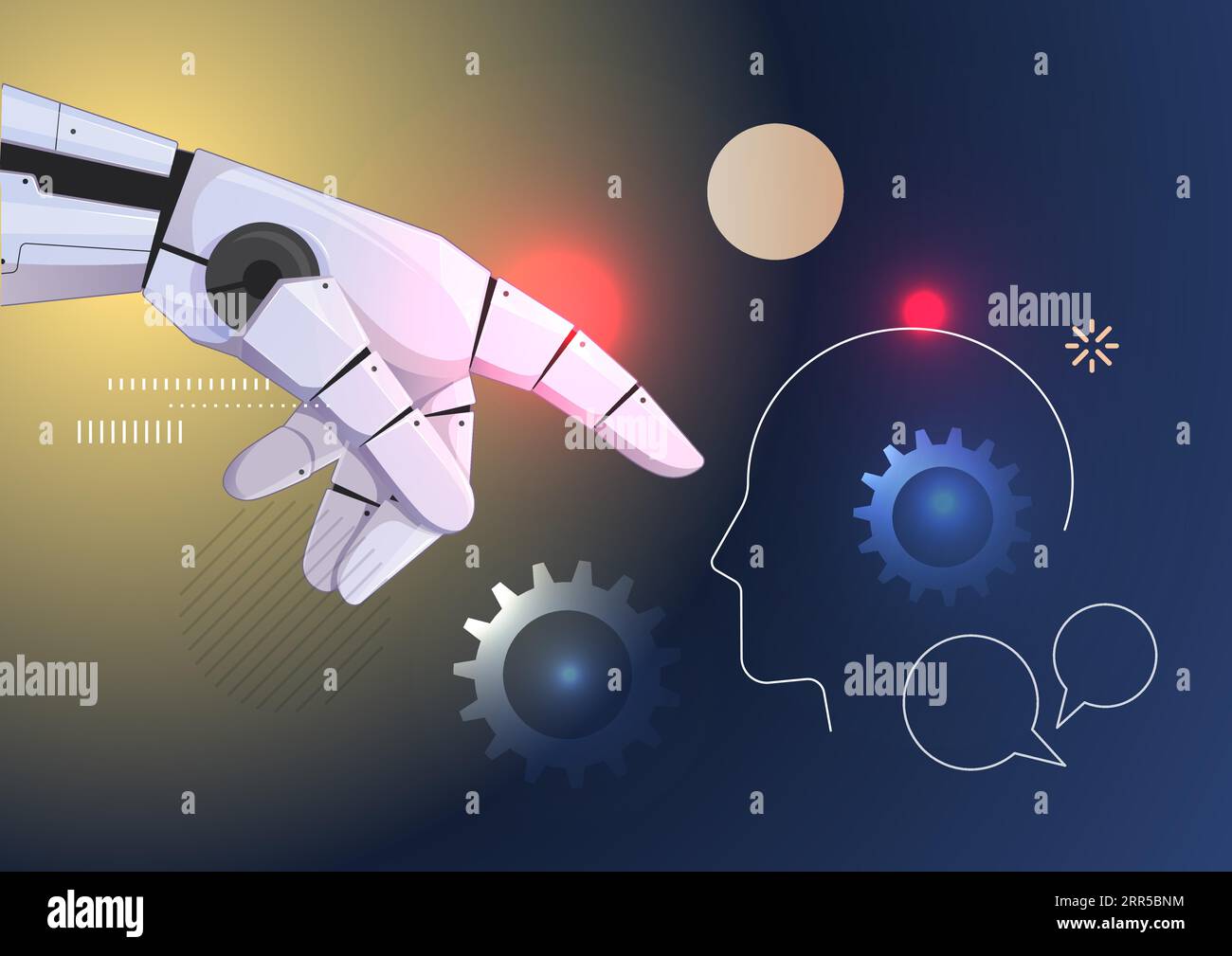 Robotic Hand - Enable Growth and Innovation - Illustration as EPS 10 ...
