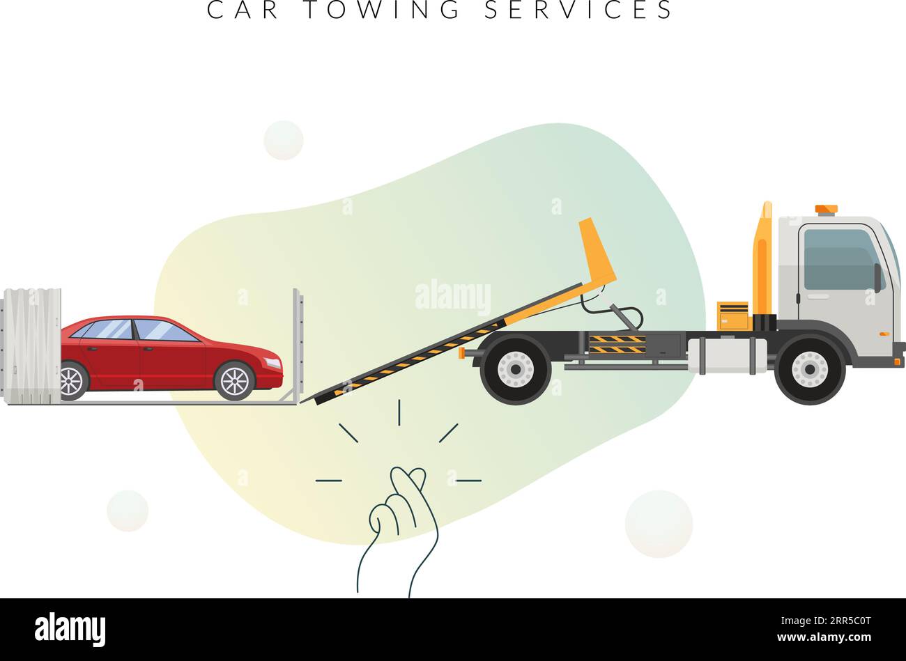 Emergency services vehicle and trailer Stock Vector Images - Alamy