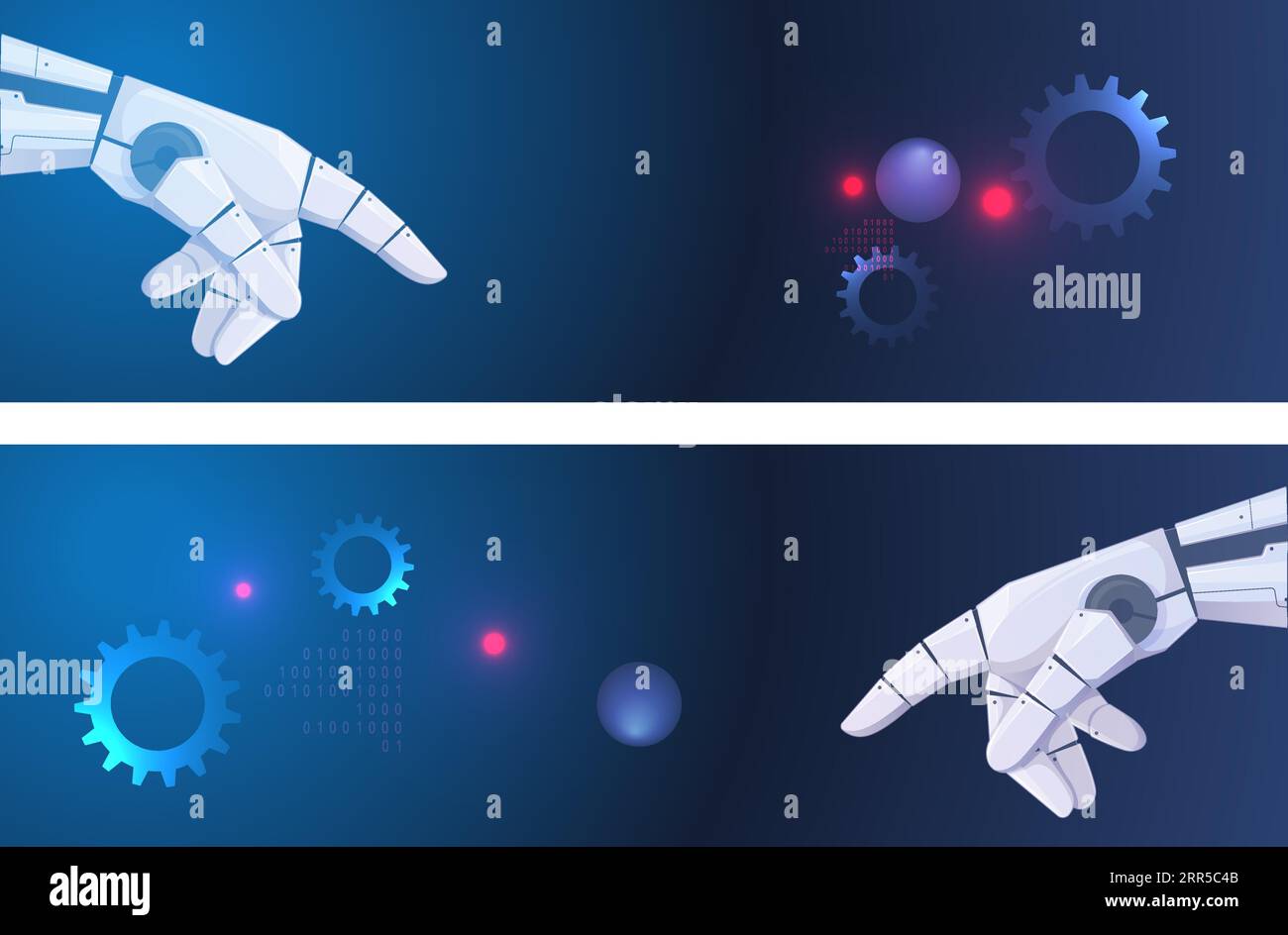 Robotic Hand - Enable Growth and Innovation - Banner - Illustration as ...