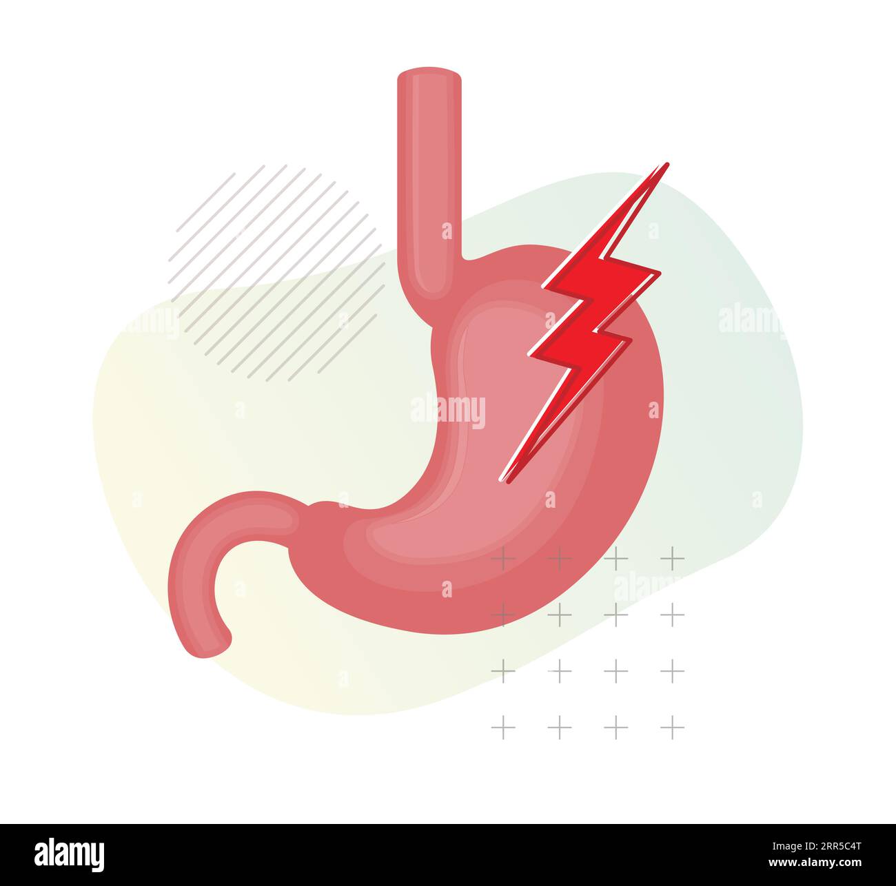 Digestive Problems - Stomach Cramps - Icon as EPS 10 File Stock Vector ...