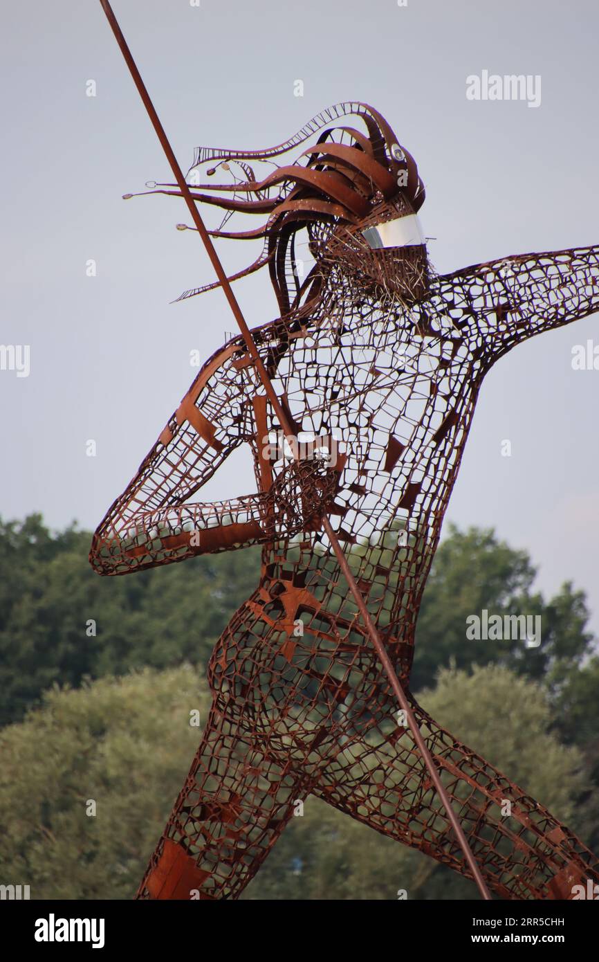 The peaceful warrior by Rick van Rijswick in Venlo Stock Photo - Alamy