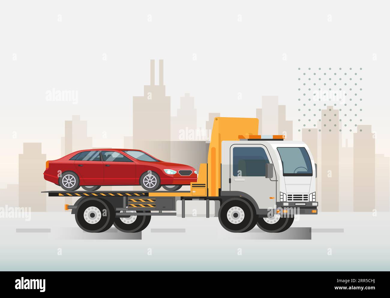 Towing icon Stock Vector Images - Alamy