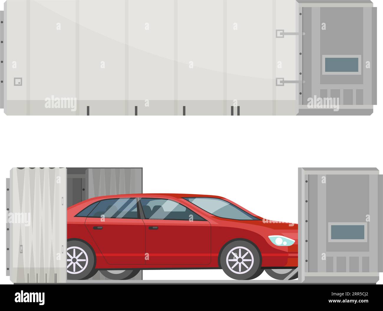 Collapsible box Stock Vector Images - Alamy