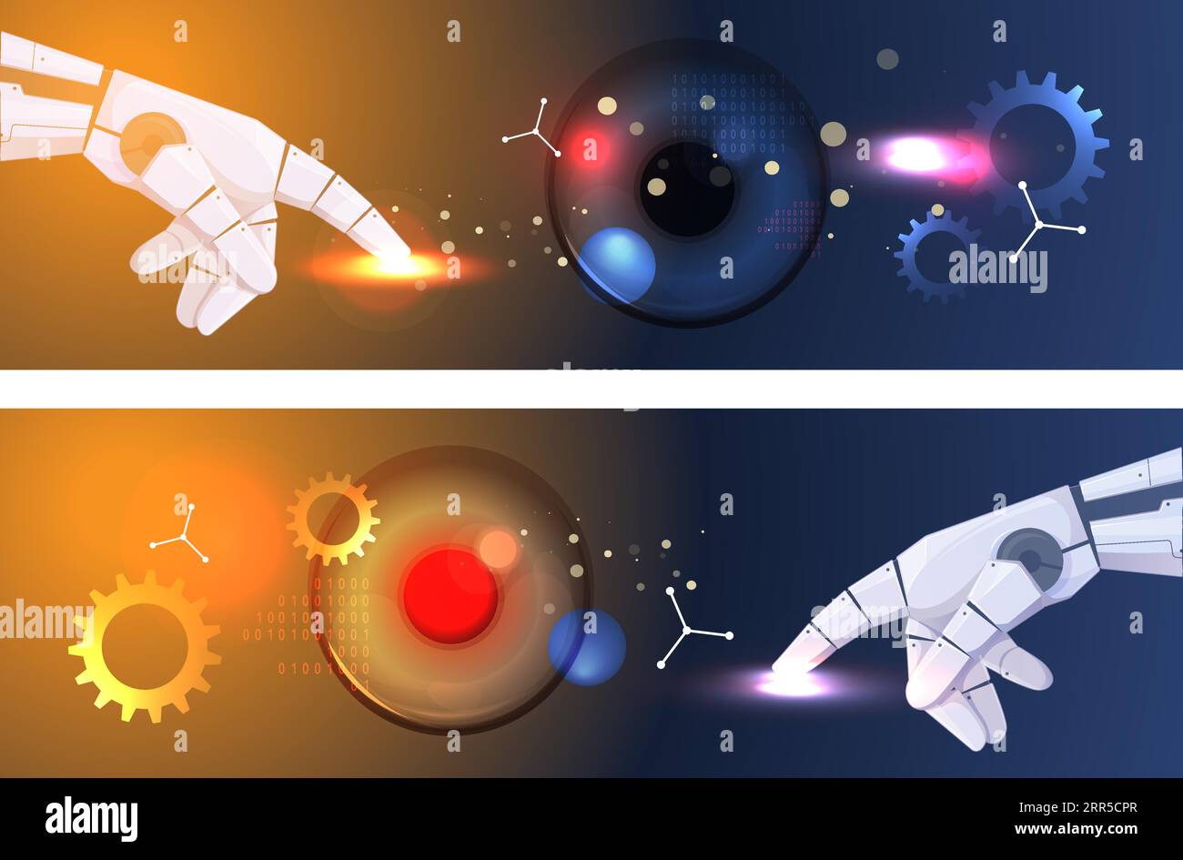 Robotic Hand - Enable Growth and Innovation - Banner - Illustration as ...
