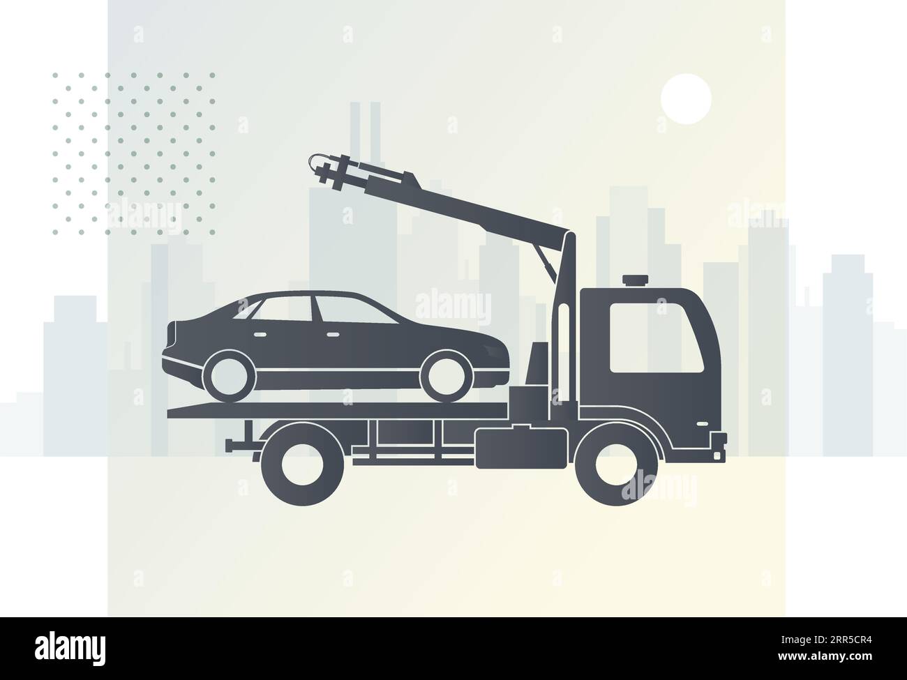 Towing icon Stock Vector Images - Alamy