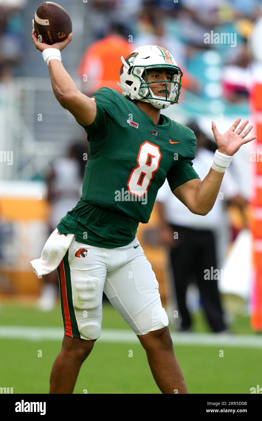 Florida A&M quarterback Jeremy Moussa passes during the second half of ...