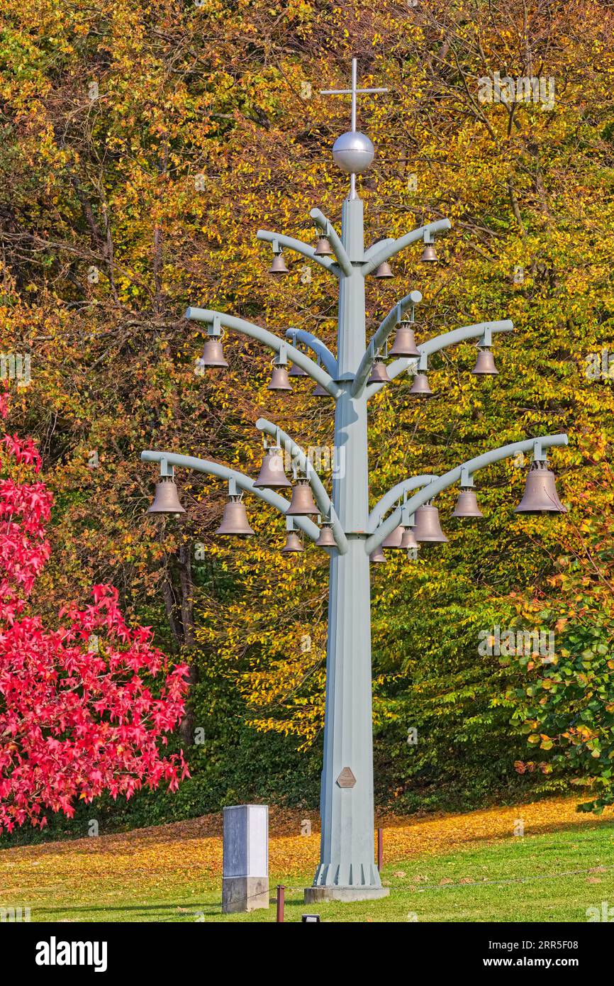 Electric Bells Tree in Marija Bistrica Stock Photo - Alamy