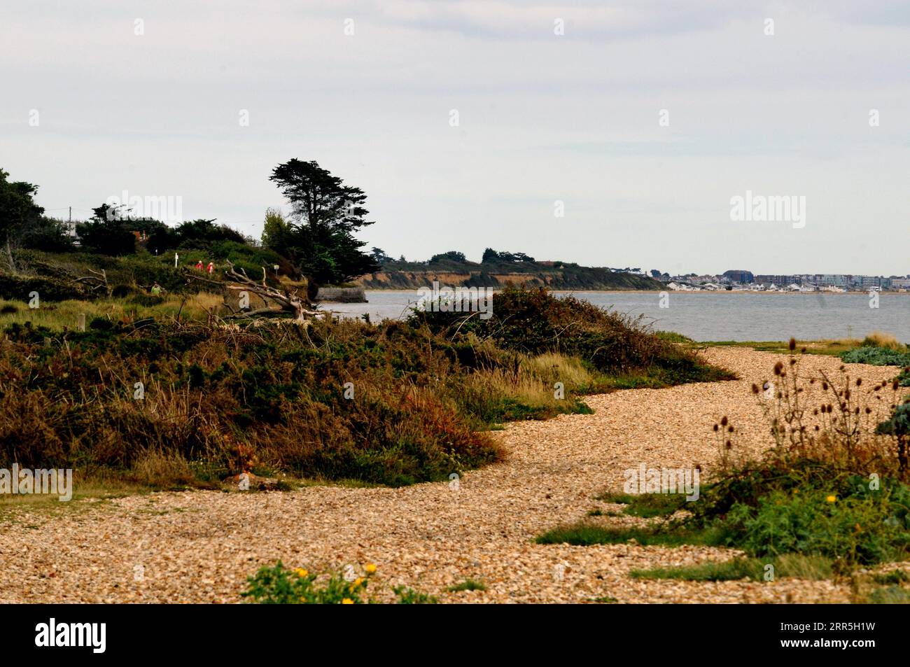 THE COASTAL PATH AT HOOK, WARSASH, HAMPSHIRE PIC MIKE WALKER 2023 Stock ...